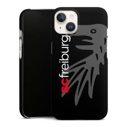 DeinDesign iPhone 14 Handy Premium Case Smartphone Handyh&uuml;lle Schutzh&uuml;lle matt Logo Sc Freiburg Official Licensed Product Premium Case