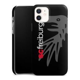 DeinDesign iPhone 12 Handy Premium Case Smartphone Handyh&uuml;lle Schutzh&uuml;lle matt Logo Sc Freiburg Official Licensed Product Premium Case