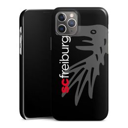 DeinDesign iPhone 12 Pro Handy Premium Case Smartphone Handyh&uuml;lle Schutzh&uuml;lle gl&auml;nzend Logo Sc Freiburg Official Licensed Product Premium Case