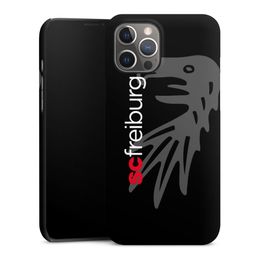 DeinDesign iPhone 12 Pro Max Handy Premium Case Smartphone Handyh&uuml;lle Schutzh&uuml;lle matt Logo Sc Freiburg Official Licensed Product Premium Case