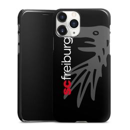 DeinDesign iPhone 11 Pro Handy Premium Case Smartphone Handyh&uuml;lle Schutzh&uuml;lle gl&auml;nzend Logo Sc Freiburg Official Licensed Product Premium Case