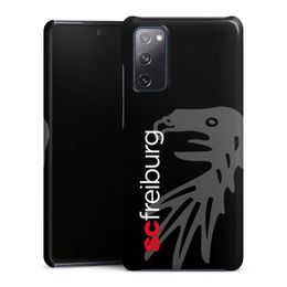 DeinDesign Galaxy S20 FE Handy Premium Case Smartphone Handyh&uuml;lle Schutzh&uuml;lle gl&auml;nzend Logo Sc Freiburg Official Licensed Product Premium Case