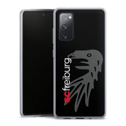 DeinDesign Galaxy S20 FE Handy Silikon H&uuml;lle Case transparent Handyh&uuml;lle Logo Sc Freiburg Official Licensed Product Silikon Case