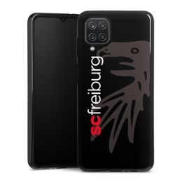 DeinDesign Galaxy A12 Handy Silikon H&uuml;lle Case schwarz Handyh&uuml;lle Logo Sc Freiburg Official Licensed Product