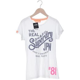 Superdry T-Shirt Damen Größe M Second Hand weiß