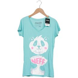 Neff T-Shirt Damen Gr&ouml;&szlig;e S Second Hand t&uuml;rkis