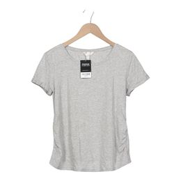 H&M H&M T-Shirt Damen Gr&ouml;&szlig;e S Second Hand grau