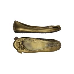Car Shoe Ballerina Damen Größe 38 Second Hand gold