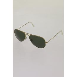 Ray-Ban Sonnenbrille Damen Gr&ouml;&szlig;e One Size Second Hand gold