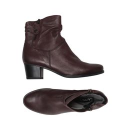 Caprice Stiefelette Damen Größe 38.5 Second Hand bordeaux