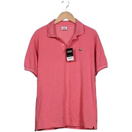 Lacoste Poloshirt Herren Gr&ouml;&szlig;e L Second Hand pink