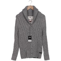 Superdry Strickjacke Herren Größe S Second Hand grau