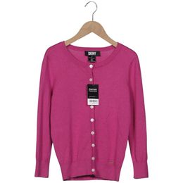DKNY Strickjacke Damen Gr&ouml;&szlig;e XS Second Hand pink