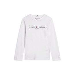 Tommy Hilfiger Shirt 'Essential' Jungen Größe 176 dunkelblau / rot / weiß