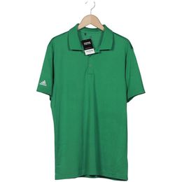 adidas Performance Poloshirt Herren Gr&ouml;&szlig;e L Second Hand gr&uuml;n