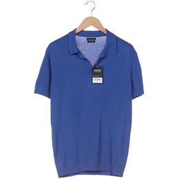 Massimo Dutti Poloshirt Herren Größe XXL Second Hand blau