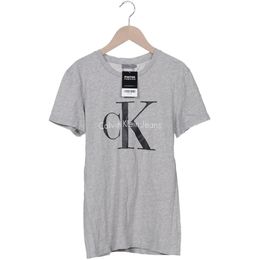 Calvin Klein Jeans T-Shirt Damen Gr&ouml;&szlig;e S Second Hand grau