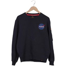 Alpha Industries Sweater Herren Größe M Second Hand marine