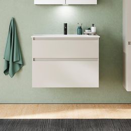 Burgbad Lin20 Schrank mit Waschtisch, 2 Auszüge, SGHR082F5352C0037,