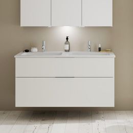 Burgbad Eqio Schrank mit Mineralguss-Waschtisch, 2 Ausz&uuml;ge, SHCD122F2009C0001G0146,