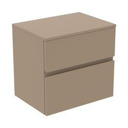 Ideal Standard Finesse Schrank mit Konsolenplatte B: 60,2 H: 55,8 T: 44 cm, 2 Ausz&uuml;ge, E3422UP,