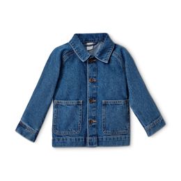 Tchibo - Baumwoll-Denim-Jacke - Jungen - Gr. 110/116 - dunkelblau