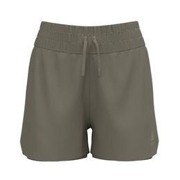 Odlo Zeroweight 3 Inch 2-In-1 Short Bekleidung Damen grau