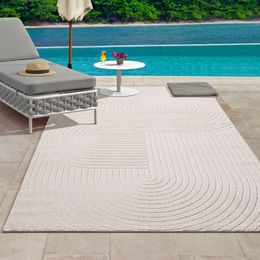 Teppich the carpet "Santo Plus", beige (creme), B:80cm H:5mm L:250cm, Polypropylen, Teppiche, Plus moderner robuster In und Outdoor Teppich