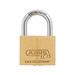 Abus Vorhangschloss 75/40 Lock-Tag Messing massiv (80638)