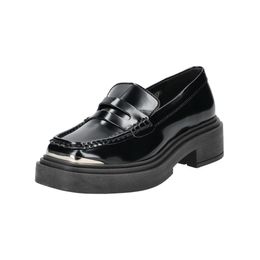 Steve Madden Damen Slipper "Steve Madden Slipper Lederimitat", Gr. 41schwarz lack, Lederimitat, Schuhe