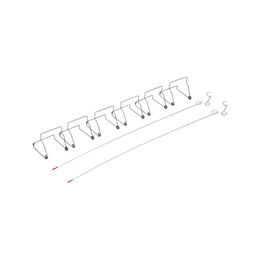 Gl&uuml;ck Starter-Klemm-Set zur Staubschutzt&uuml;r / -wand ; Gl&uuml;ck (4110 KlemmSet)