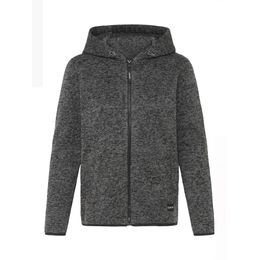 oxmo Fleecejacke ' OXELFE HOODED ' Damen Gr&ouml;&szlig;e L grau