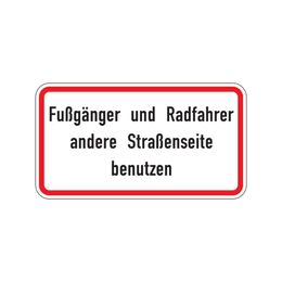 Warn- und Hinweißchild 48, 600x330mm andere Str.Seite nutzen RAL-Gütezeichen Folie RA2 ; ADCO (4251783606910)