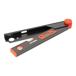 STIER Digitaler Winkelmesser SDW 450 LCD-Display ±0,1° Aluminium 450 mm (904938)