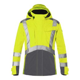 KÜBLER WORKWEAR Kübler Hardshelljacke REFLECTIQ PSA 2 warngelb/anthrazit Form 1327 Größe L ; Kübler Workwear (1327 8231-3497-L)