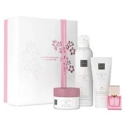Rituals The Ritual of Sakura Medium Gift Set 2025=Body Cream 100ml, Body Scrub 125g, Foaming Shower Gel 200 ml, Travel - R&ecirc;ve de Hanami 15ml