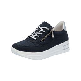 Sneaker Rieker "Rieker Sneaker Synthetik", Damen, Gr. 38, pazifik, Synthetik, Schuhe Sneaker