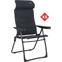 Crespo Air Deluxe Compact AP/215 Campingstuhl mit verstellbarer R&uuml;ckenlehne und Kopfst&uuml;tze XS grau - Klappst&uuml;hle