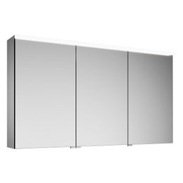 Burgbad Ilo Spiegelschrank mit LED-Beleuchtung 120,6 x 67 cm, 3 Spiegeltüren, links