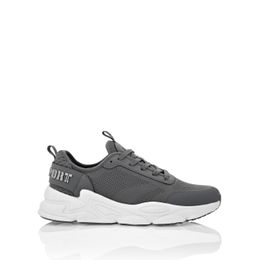Sneaker Plein Sport "Sneaker", Damen, Gr. 45, Normalschaft, grau (10, grau), Schuhe Sneaker
