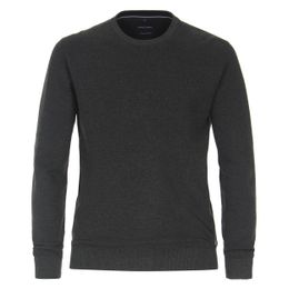 Strickpullover Casamoda "Casamoda Pullover andere Muster", Herren, Gr. L, grün (olive), 90% Baumwolle, 10% Polyamid, Pullover