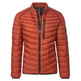 Langjacke Casamoda "Casamoda Jacke uni", Herren, Gr. 5XL, orange, 100% Polyamid, Jacken