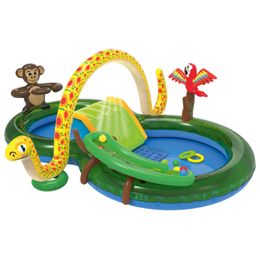 Playtive Kinder Erlebnispool, mit Wassersprüher und Rutsche