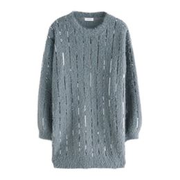 next Kleid M&auml;dchen Gr&ouml;&szlig;e 98 dunkelgrau