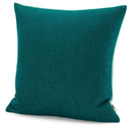 Røros Tweed Lammwollkissenbezug Doubleface Petrol-Türkis
