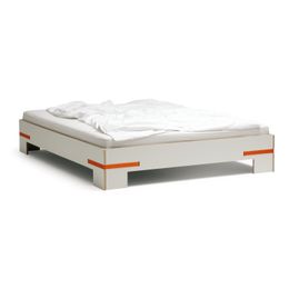 Magazin Bett Gurtbett 180x200cm Gurte orange