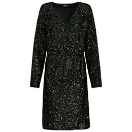 Gina Benotti Damen Paillettenkleid in Wickel-Optik
