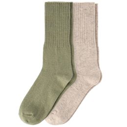 Gina Benotti 2 Paar Damen Socken mit Woll-Anteil