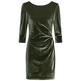 Gina Benotti Damen Samtkleid mit 3/4-Arm