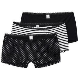 Gina Benotti 3 Damen Shorts mit Spitze